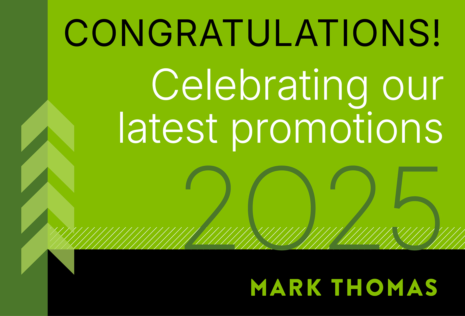 Celebrating Our Team’s Recent Promotions (Promotions) | Mark Thomas